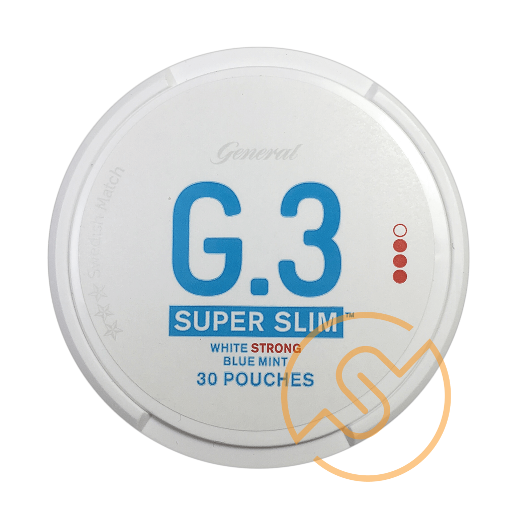 General G.3 Super Slim Mint Strong White - Smokeless Philippines