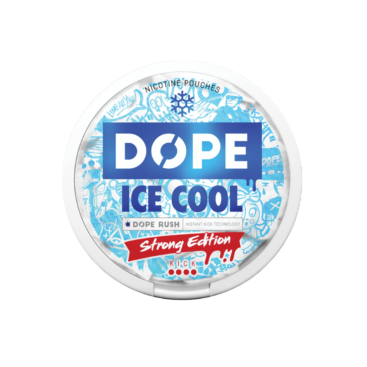 DOPE Ice Cool Strong Edition Nicotine Pouches - Smokeless Philippines