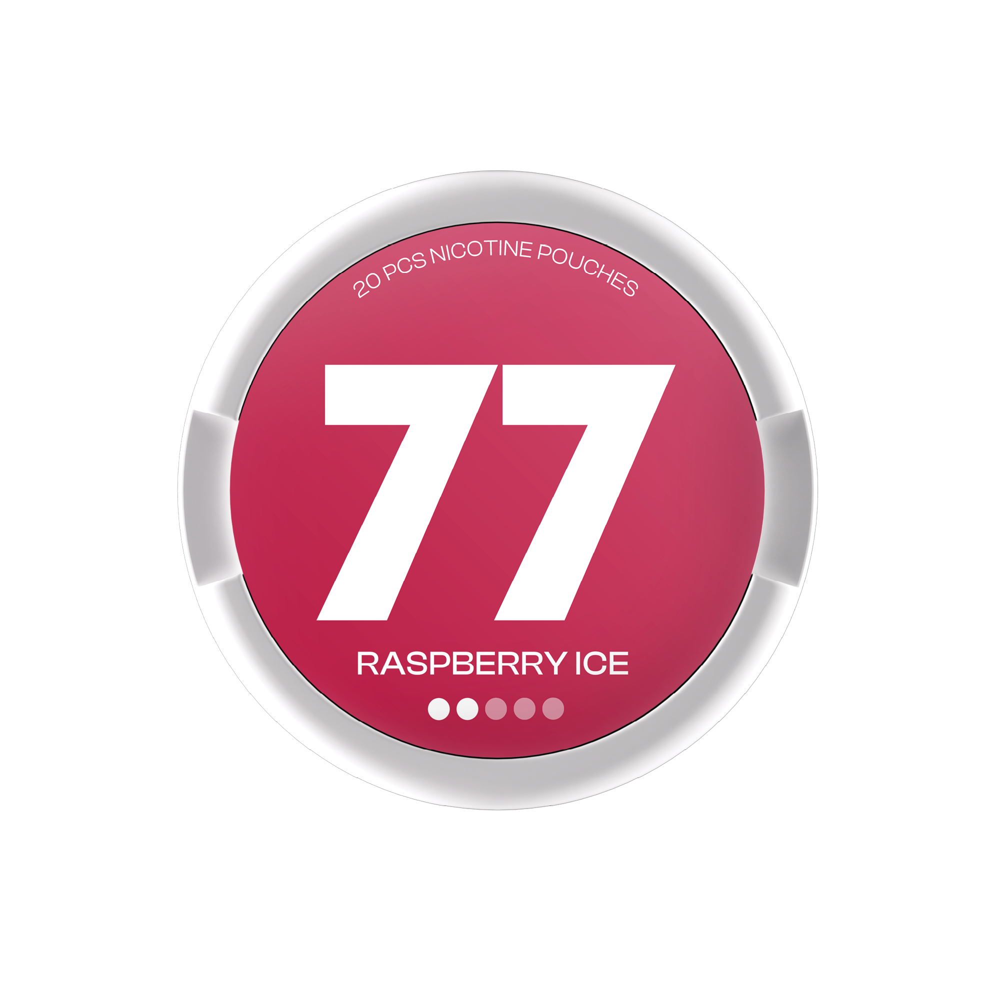 77 Raspberry Ice Slim Nicotine Pouches - Smokeless Philippines